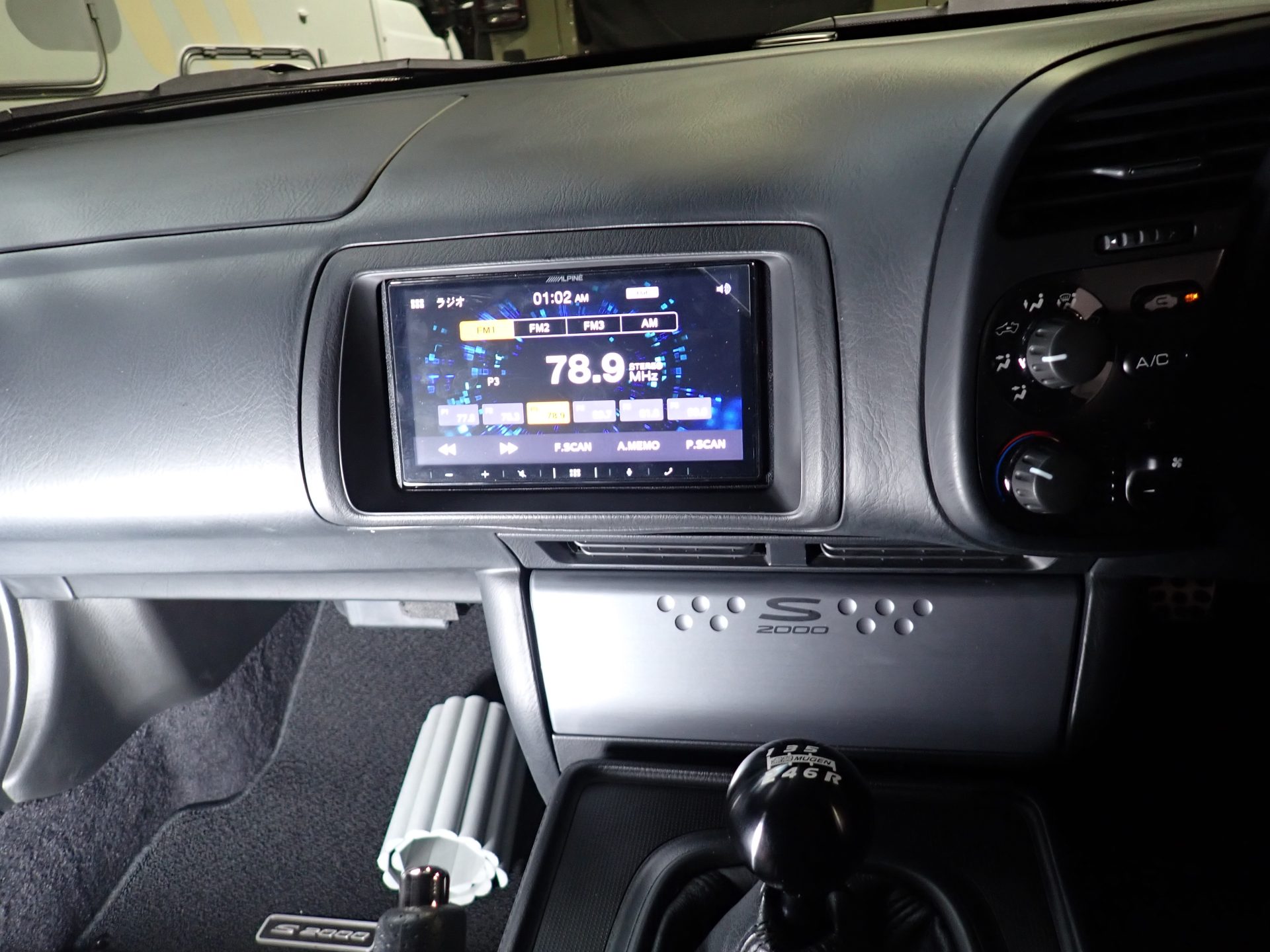 S2000にアルパイン製ディスプレイオーディオDA7を取付！このDSPなら、ダッシュボードも交換せずに済むということで・・・！ | くるまのでんきや今尾電機