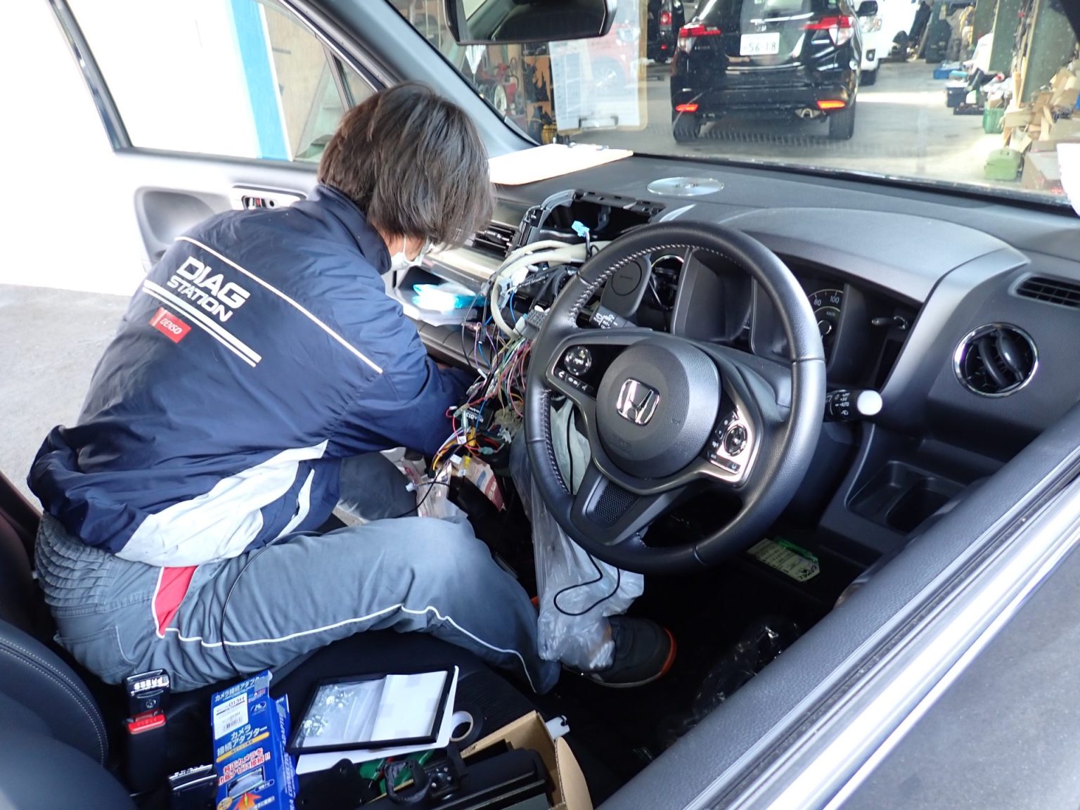 N-WGNに持込海外製ディスプレイオーディオを取付！メーカーはKasuvar？ | くるまのでんきや今尾電機